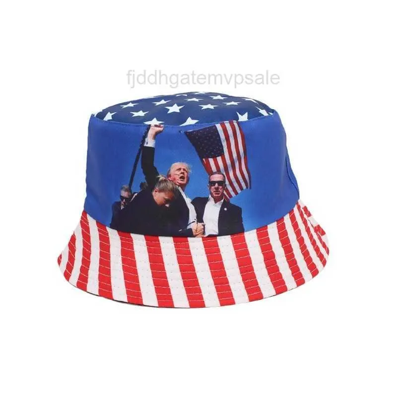 2024 US Presidential Election Digital Print Trump Flag Patriotic Bucket ...