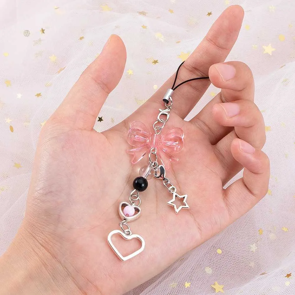 Y2K Cute Phone Charms: Bow, Star Keychain Pendant for Bags & More! Shop ...