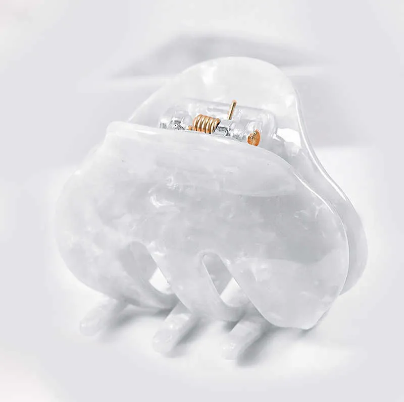 Leopard Print Hair Claw Clips - 2 Pack, Small Diamond Acetate, All ...