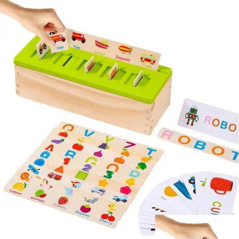 Montessori Wooden Beads And Fun Sequencing Toy Set Sorting, Lacing, And ...