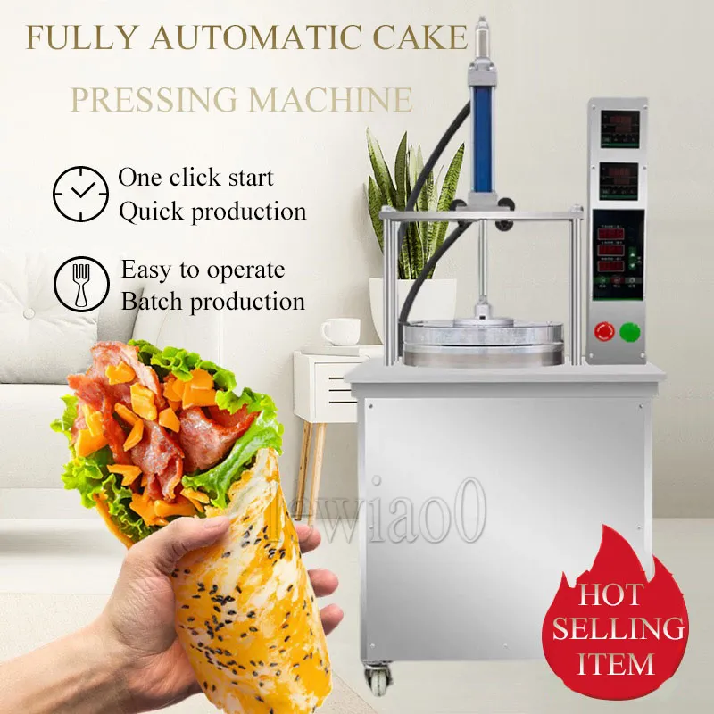 Automatic Crepe Making Machine with 7.9 in Heated Dough Press and ...