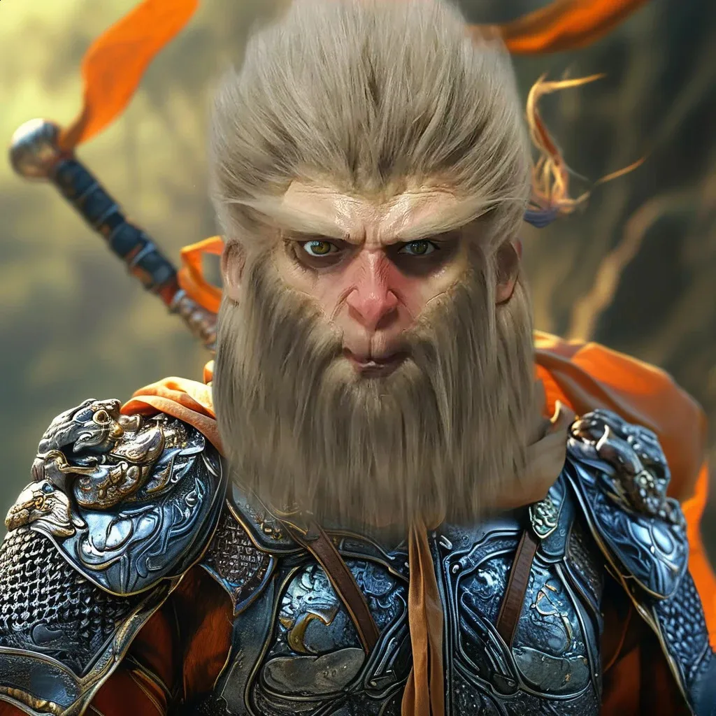 Realistic Animal Masks: Monkey King Cosplay Latex Mask Halloween ...