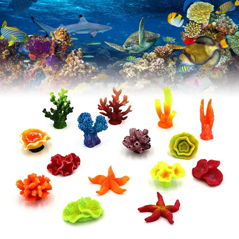 Realistic Resin Sea Star Aquarium Decor - Fish Tank Ornament from ...
