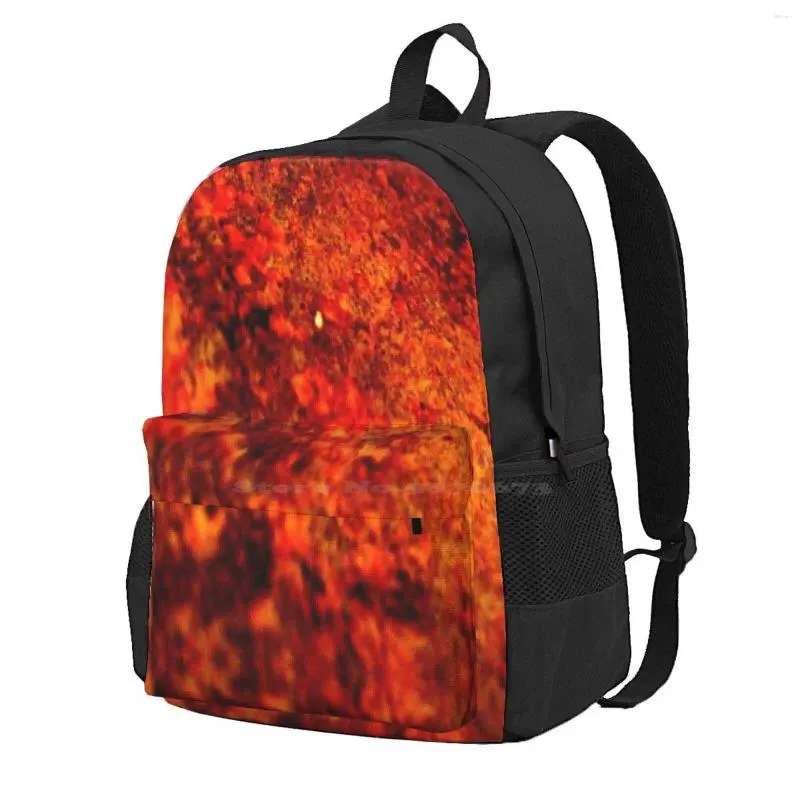 Burnt Rust Backpack - Stylish Schoolbag, Fashion Bag - Metal Accents ...