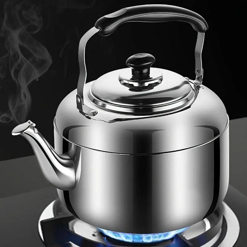 32 Gallon Stainless Steel Kettle - Large Capacity for Stovetop & Travel ...