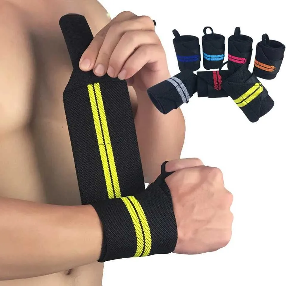 Breathable Elastic Wrist Support - Weightlifting Wrist Wrap Bandage for ...