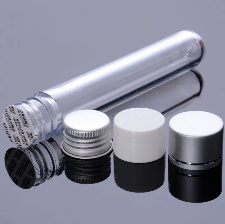 Clear Candy Cane Tubes Wholesale: Plastic Refillable Sample Pots with ...