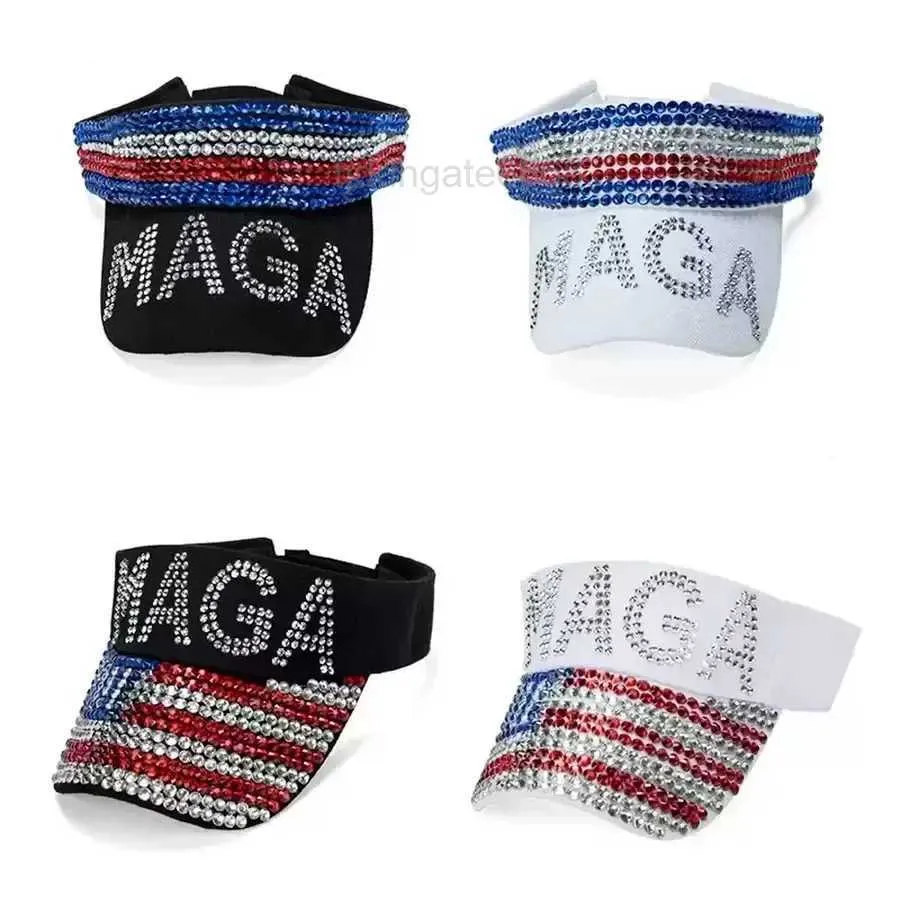 MAGA Diamond Sun Hat Trump 2024 Baseball Cotton Cap Wholesale FY8667 ...