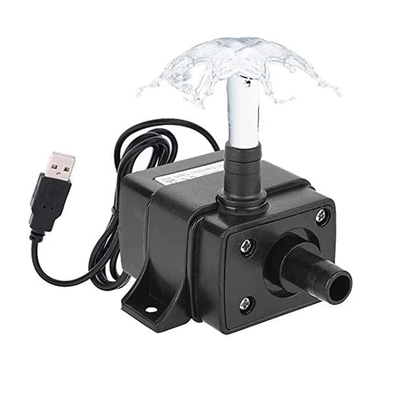 Submersible USB Fountain Water Pump for Aquarium, Fish Tank, Pond, and ...