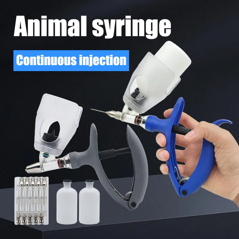 Adjustable 2/5ml Automatic injection with syringe for Poultry ...