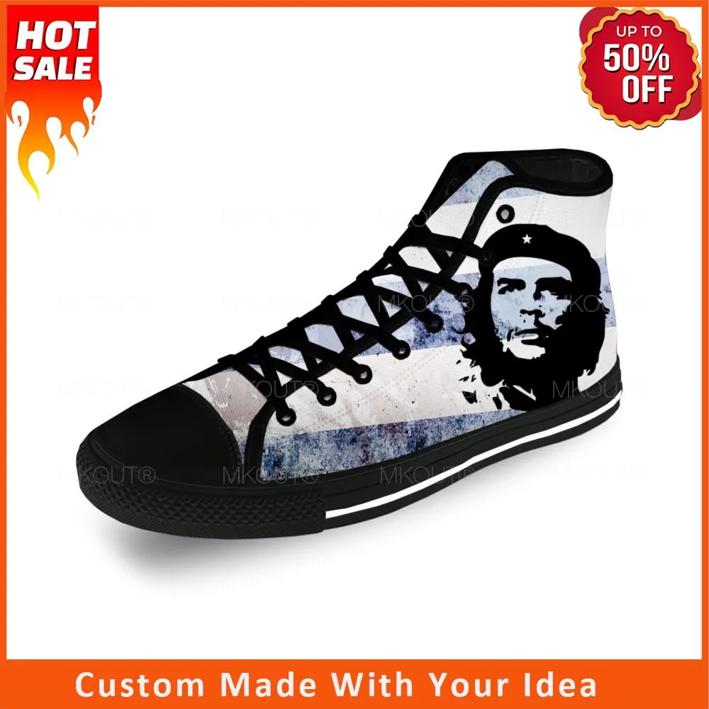 Che Guevara Hero Communism Communist High Top Canvas Custom Sneakers ...