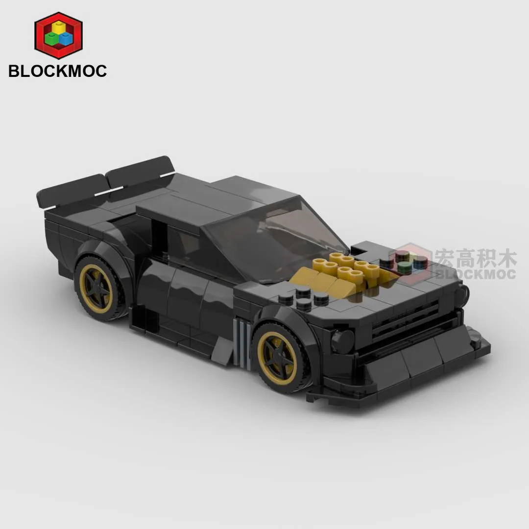 Creative MOC Brick Muscle Car Blocks To Bricks Technical Vehicle For ...