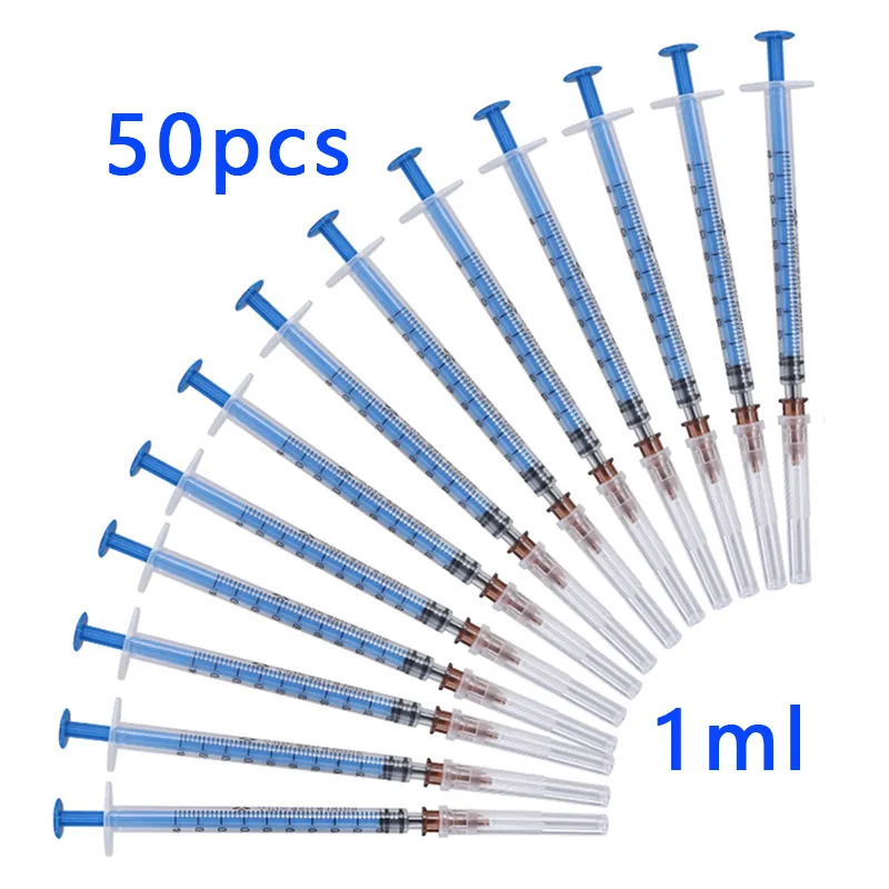 Disposable Plastic Veterinary Sterile Hypodermic Syringe With Needles ...