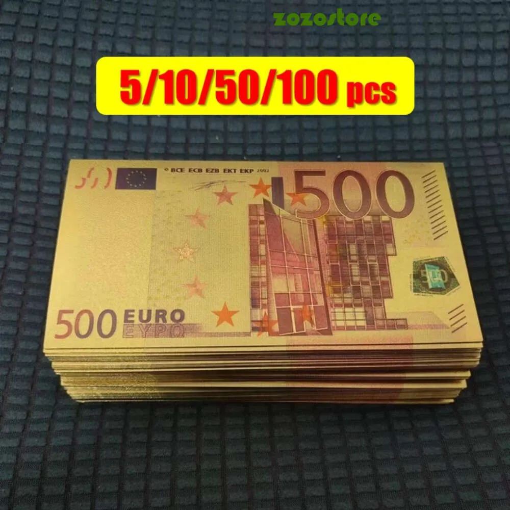 24K Colorful Plastic Euro 500 Euro 500 euro banknote - Commemorative ...