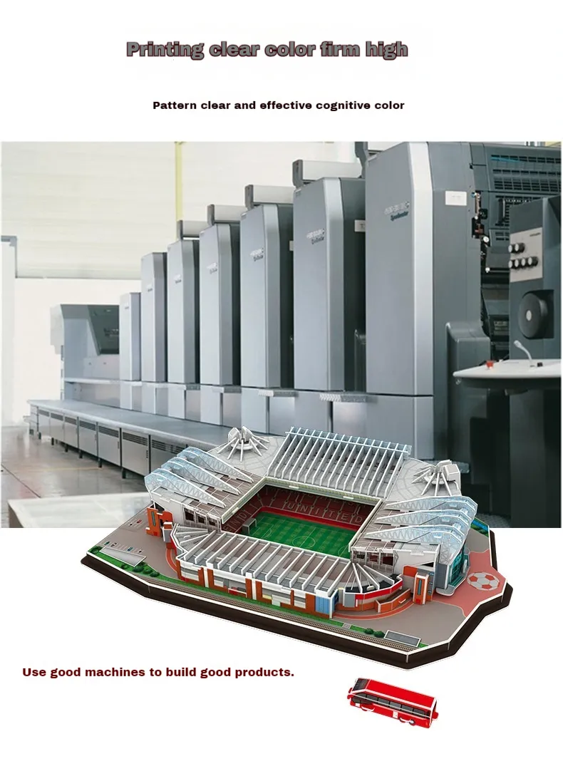 Interactive Architectural Bricks Toy Collection: World-Famous Stadiums ...