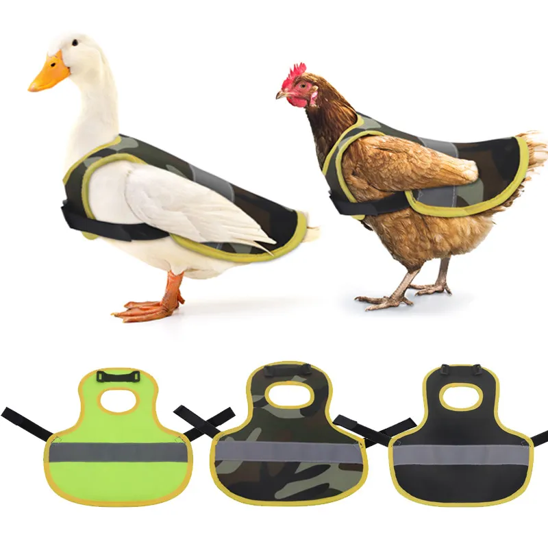 Adjustable Reflective Chicken Vest - Feather Protection & Safety Apron ...