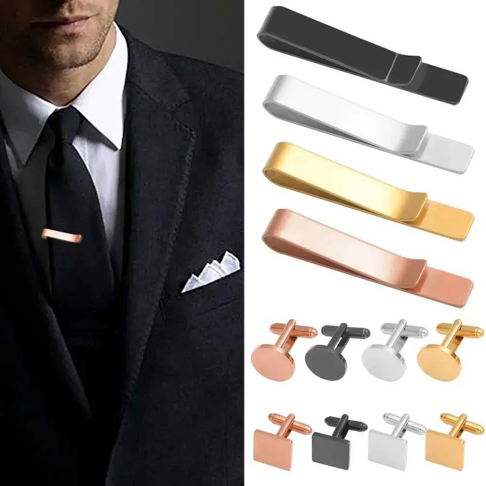 Men's Formal Wear Set: Cufflinks, Tie Clip & Necktie Clip - Multiple ...