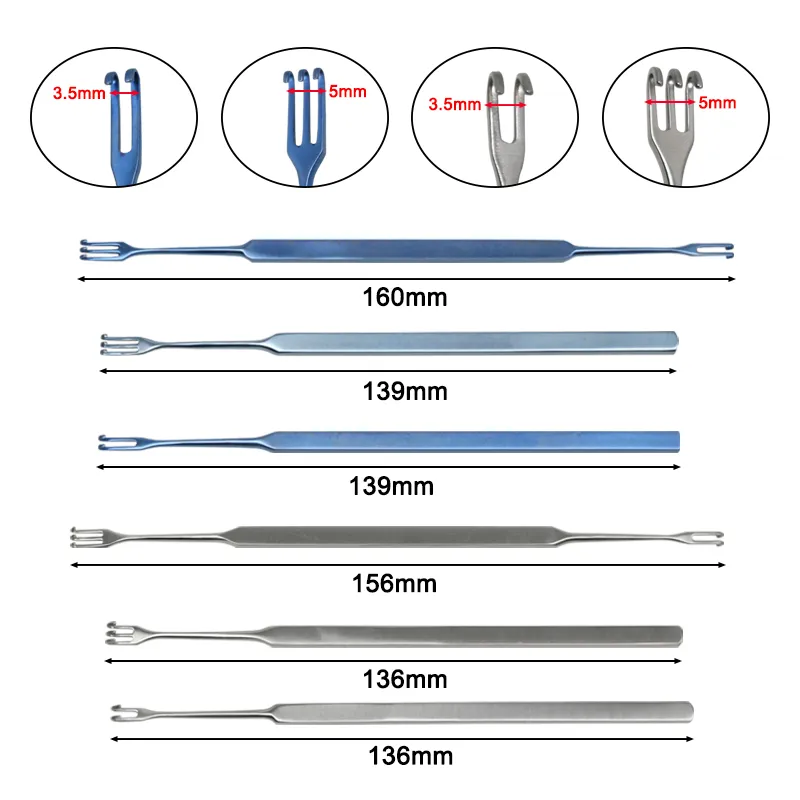 GREATLH Ophthalmic Tool Kit With Eyelid Bag Retractor, Pulling Hooks ...