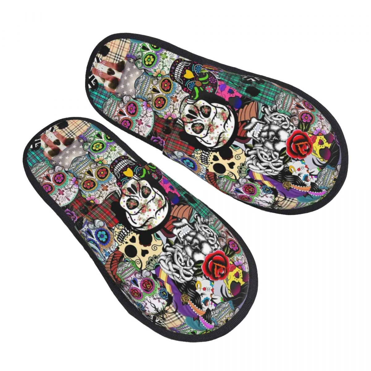 Personalized Mexican Day Of The Dead Skull Memory Foam Character ...