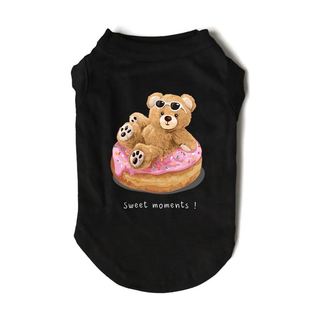 Cute Dog Summer Singlet - Breathable Cotton, Small & Medium Breeds ...
