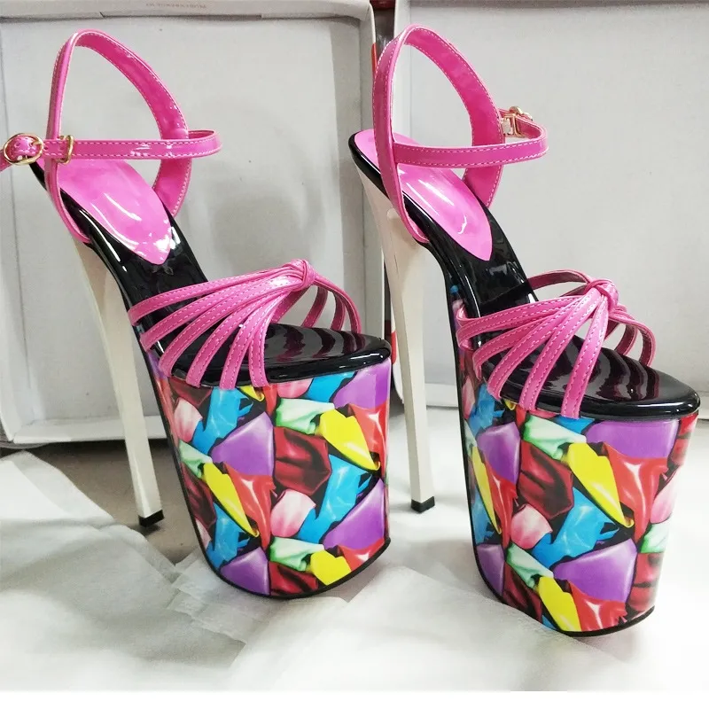 Bulk Ba03 Metal High Heels Sandals For Women 22cm Platform Strap Summer ...