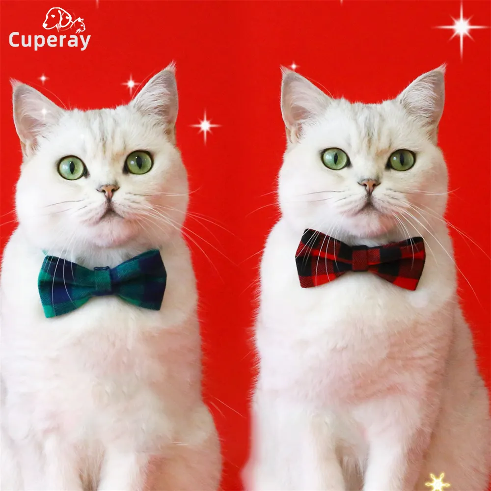 Christmas Bow Tie Pet Collar Red & Green Plaid... From Dh1100285003 ...