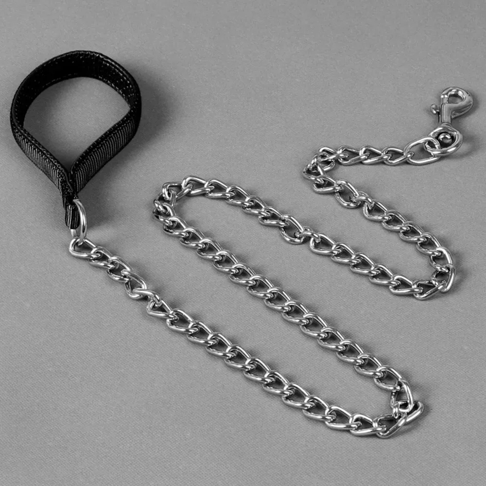 DHgate.com:Heavy Duty 4ft Dog Chain Leash with Padded Handle for Large ...