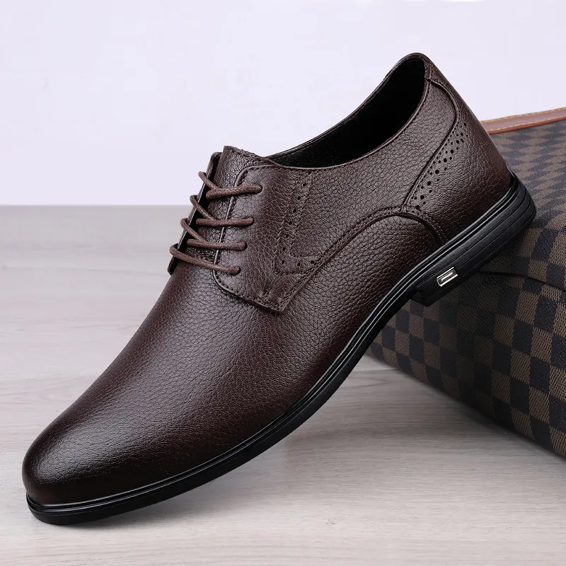 Bulk Handmade Genuine Leather Oxford Formal Shoes For Men For Men ...