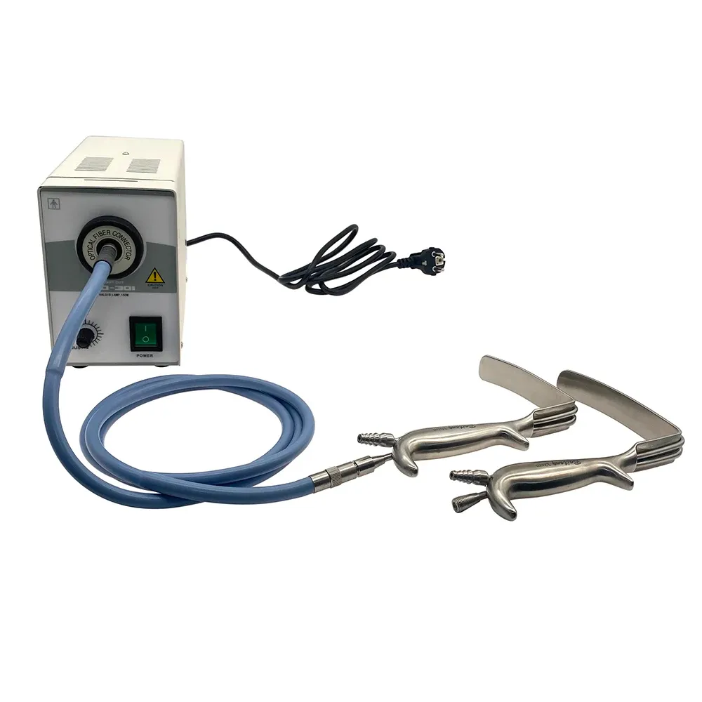 Breast Retractor With Light Guide, Wrinkle Removal Hook, And Cold Light ...