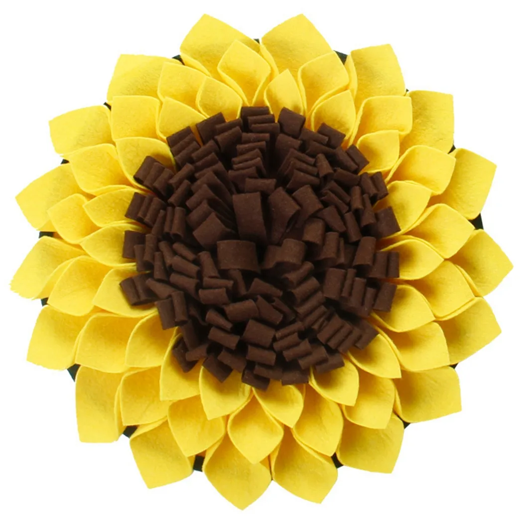 Sunflower Sniff Mat Soft Plush Interactive Dog Snuffle Mat for Puppy ...