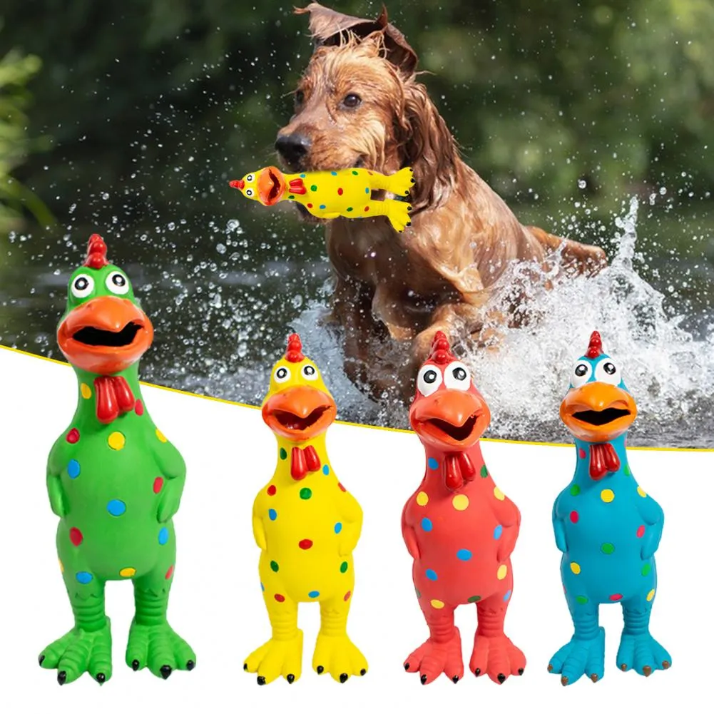 Screaming Squeeze Dog Chew Toy Spotted Latex... From Petti, $36.17 ...