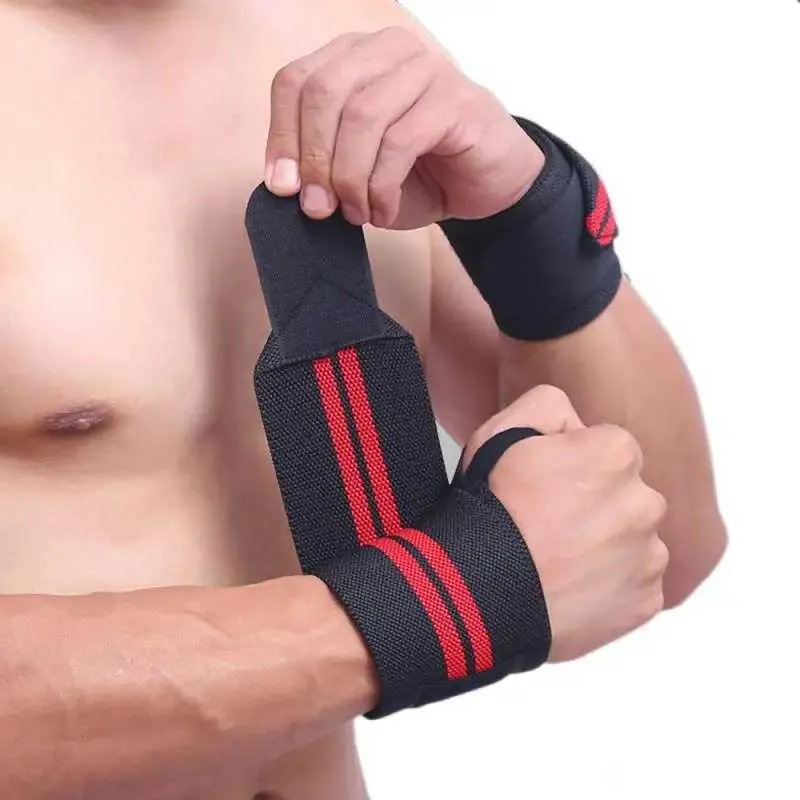 Breathable Elastic Wrist Support Brace - Weightlifting Gym Training ...