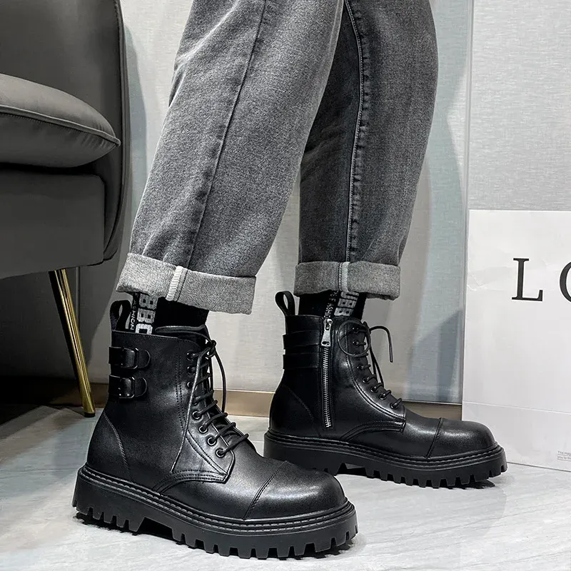 High Top Boots Fashion Versatile High Top Men Shoes... From 32,98 ...