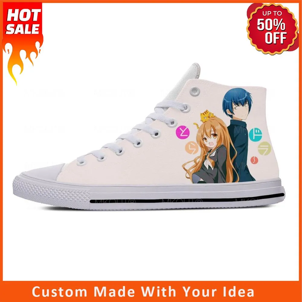 Toradora Takasu Ryuuji Aisaka Taiga 3D Print Casual Asda Mens Canvas ...