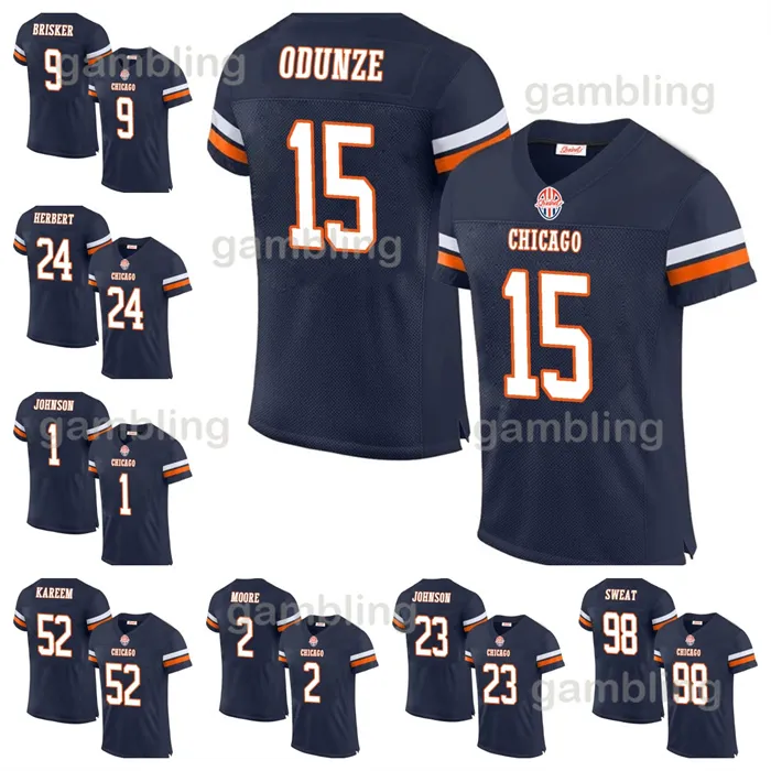 2024 Custom Men's/Youth Navy Football Uniforms Featuring Williams, Rome ...
