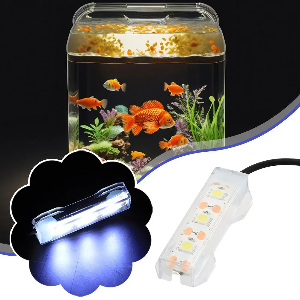 LED Aquarium Light for Fish Tank - Small USB Powered Decorative Plant ...