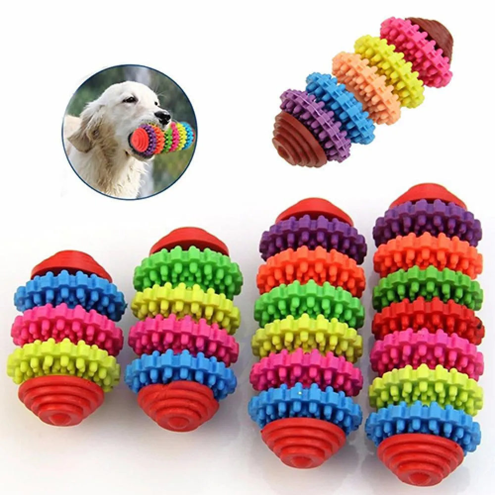 Colorful Rubber Dog Chew Toy: Puppy Teething & Dental Care. Shop Now ...