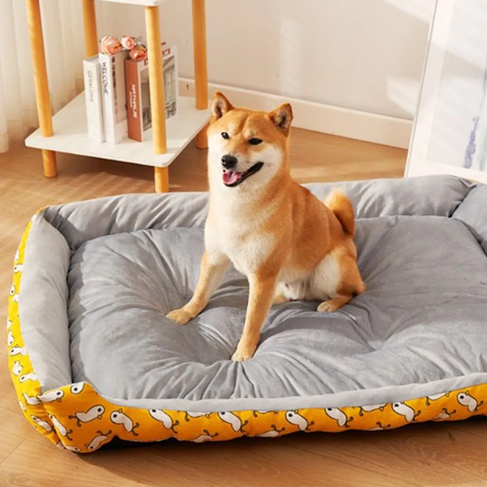 Comfortable Warm Winter Dog Bed, Breathable Soft Pet Nest, Universal ...
