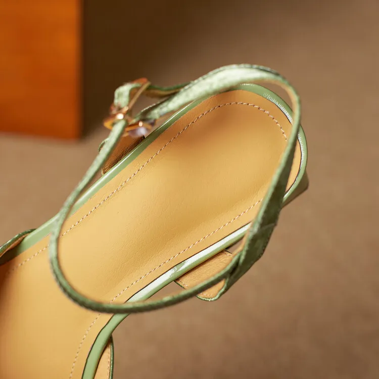 Toe Covered Chunky Heel Sandals: Women's Gladiator Style - Shop Now ...