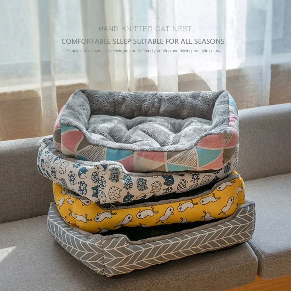 Comfortable Warm Winter Dog Bed, Breathable Soft Pet Nest, Universal ...