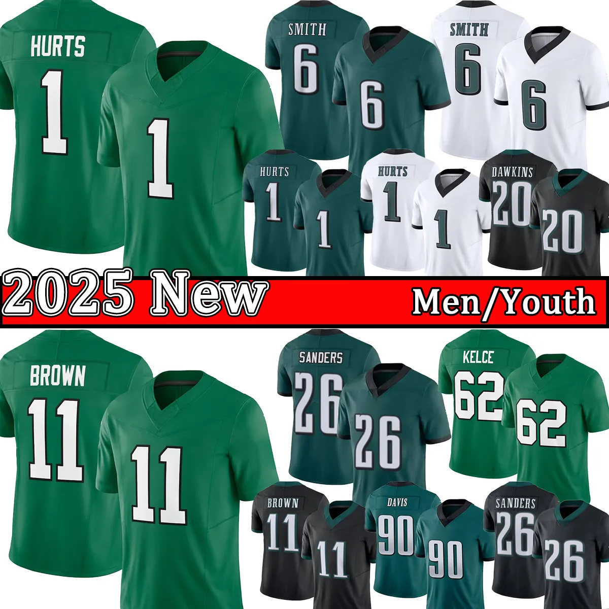 Philadelphia Eagles American Football Shirts Featuring Saquon Barkley ...