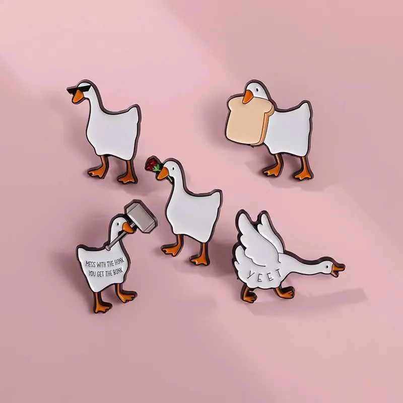 Goose Game Enamel Pins - Mess with the Honk, Get the Bonk - 24 Pack ...