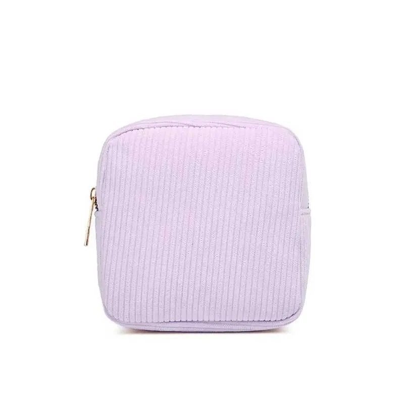 Plush Mini Cosmetic Bag for Women - Portable Makeup Organizer for ...