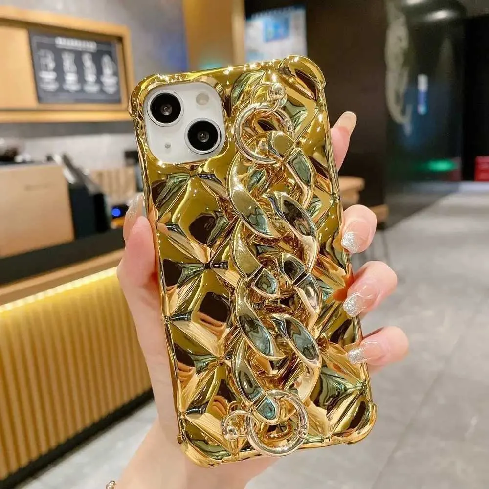 Golden Glitter Phone Case for iPhone 11-16 Pro Max - Soft, Shockproof ...