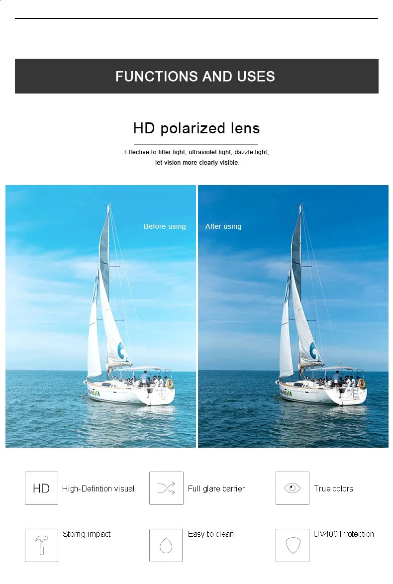 Merry's Men's Classic Pilot Polarized Sunglasses, Driving Shield, Night ...