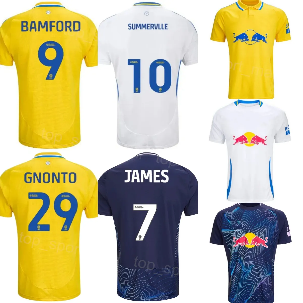 Leeds Soccer United Jersey 2022 2025 Club Team Jersey With AARONSON ...