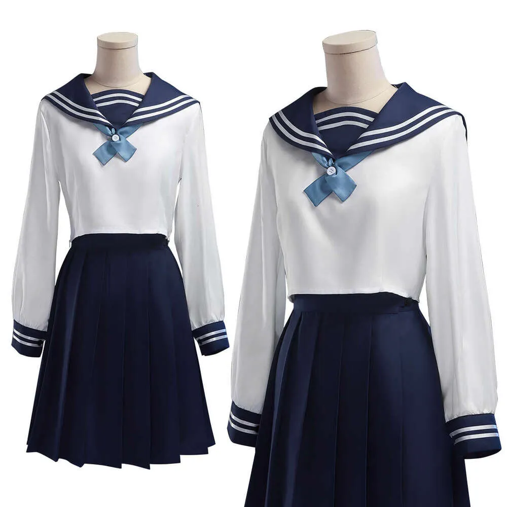 Anime Cosplay Wigs: School Uniform Costume Set With Skirt, Top, And ...