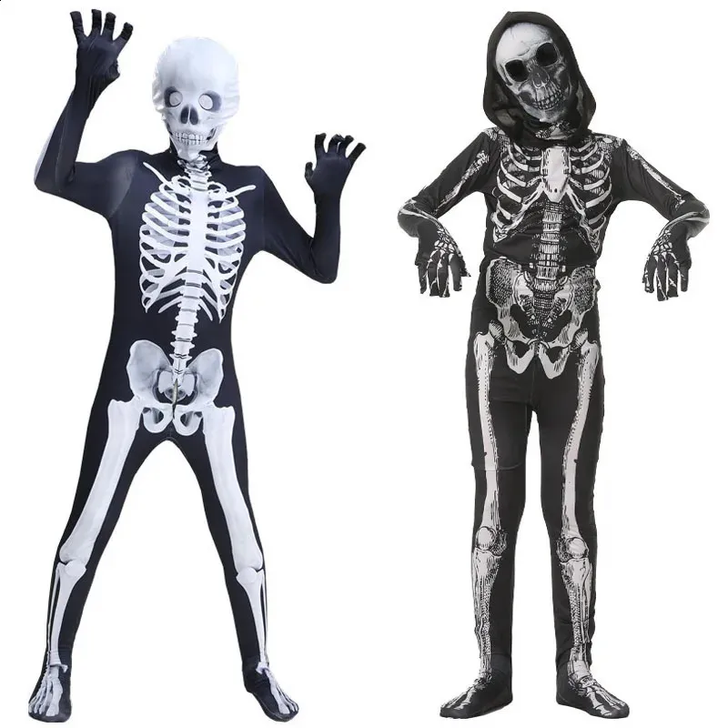 DHgate.com:Adult & Child Halloween Death God Skeleton Costume Sets ...