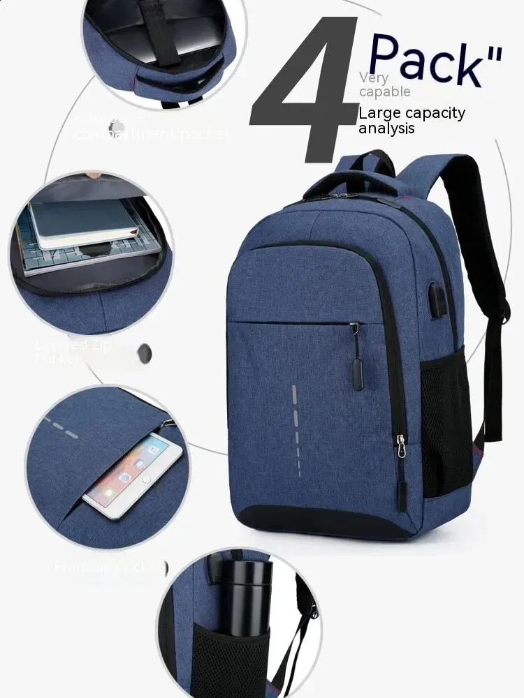 Large Capacity Waterproof Backpack: Ideal for Travel, School & Laptop ...