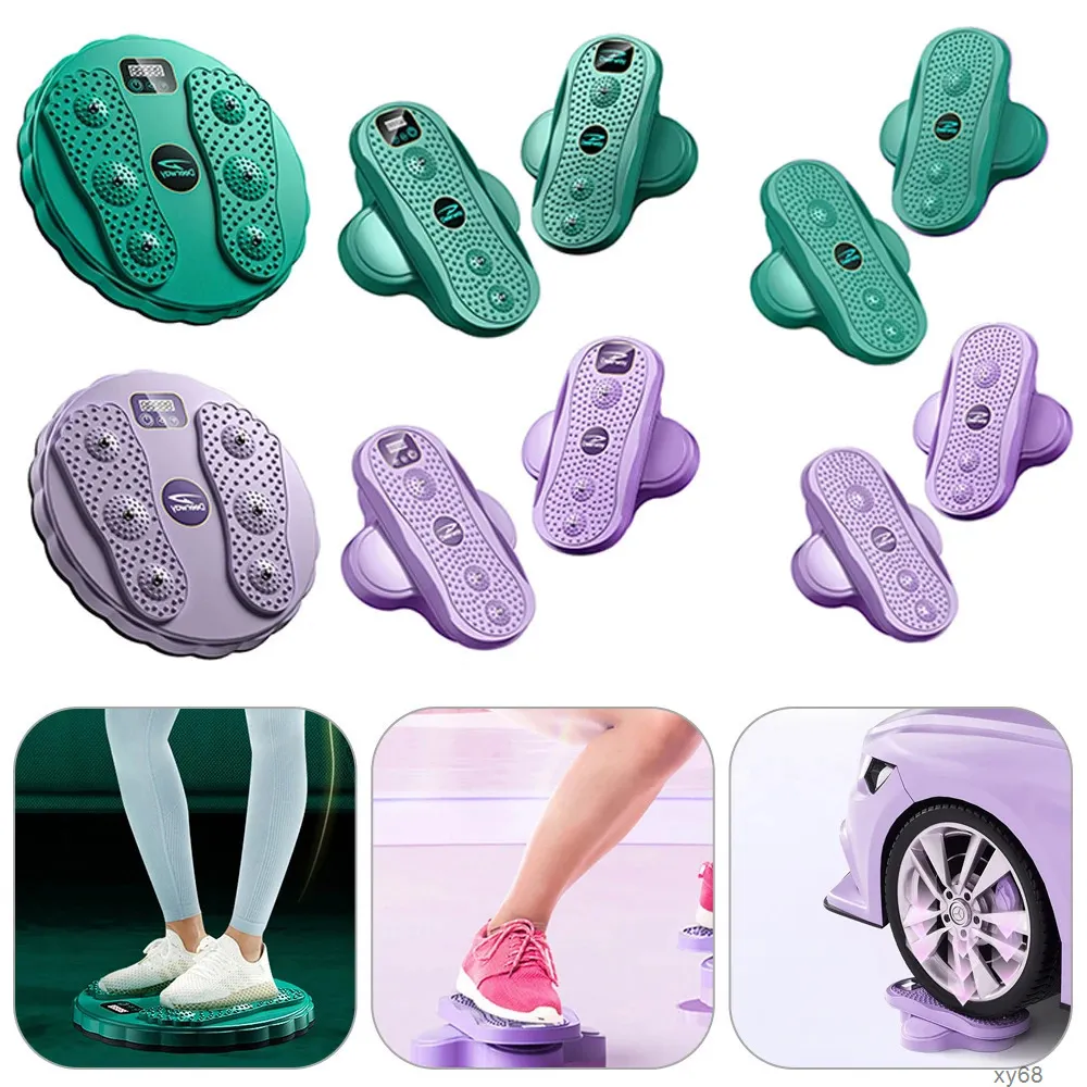 Twist Board for Exercise, Body Shaping & Foot Massage - LCD Display ...